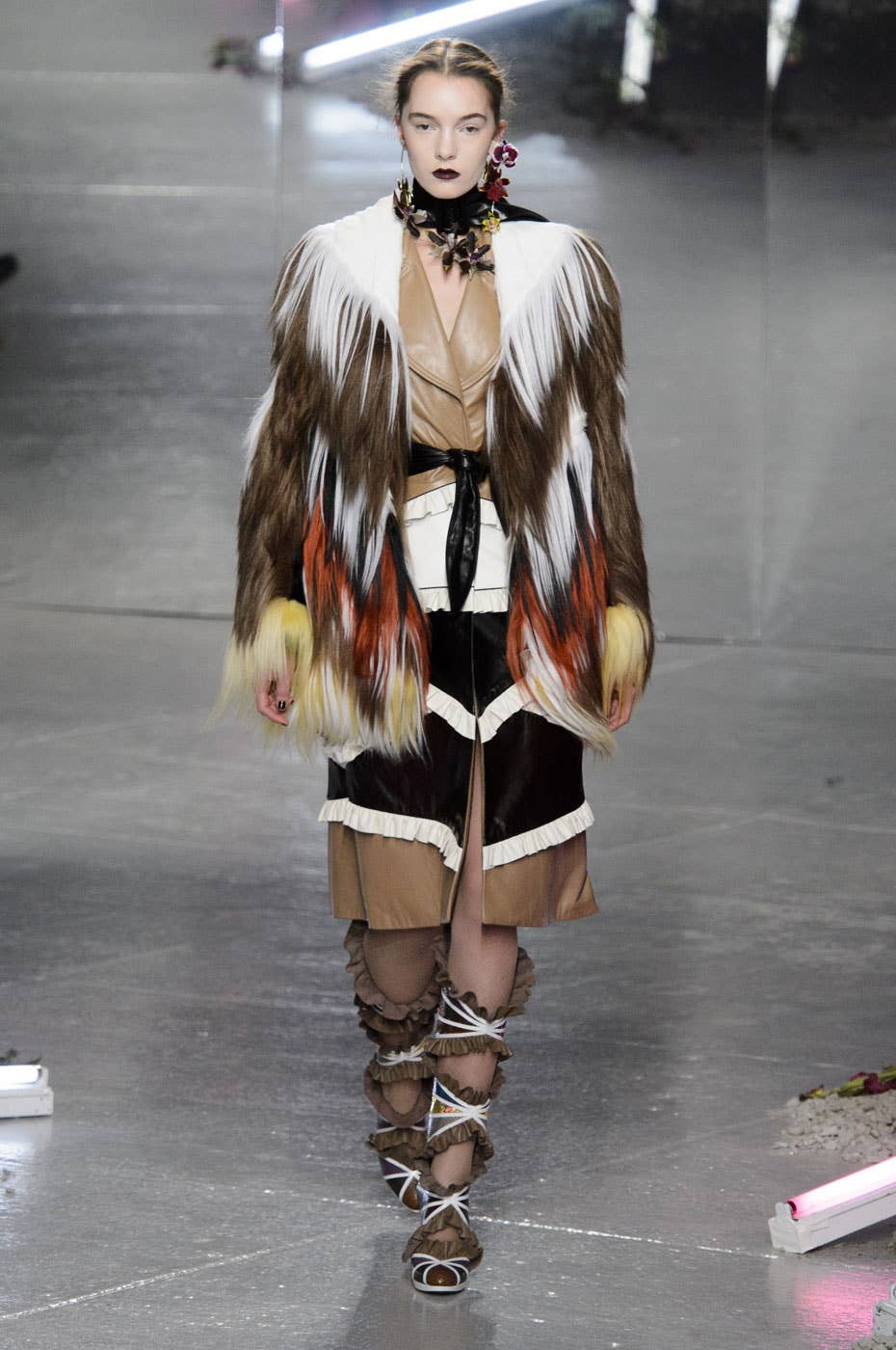 Rodarte Brings a Dark Woodland Romance to the Runway for Fall - Fashionista
