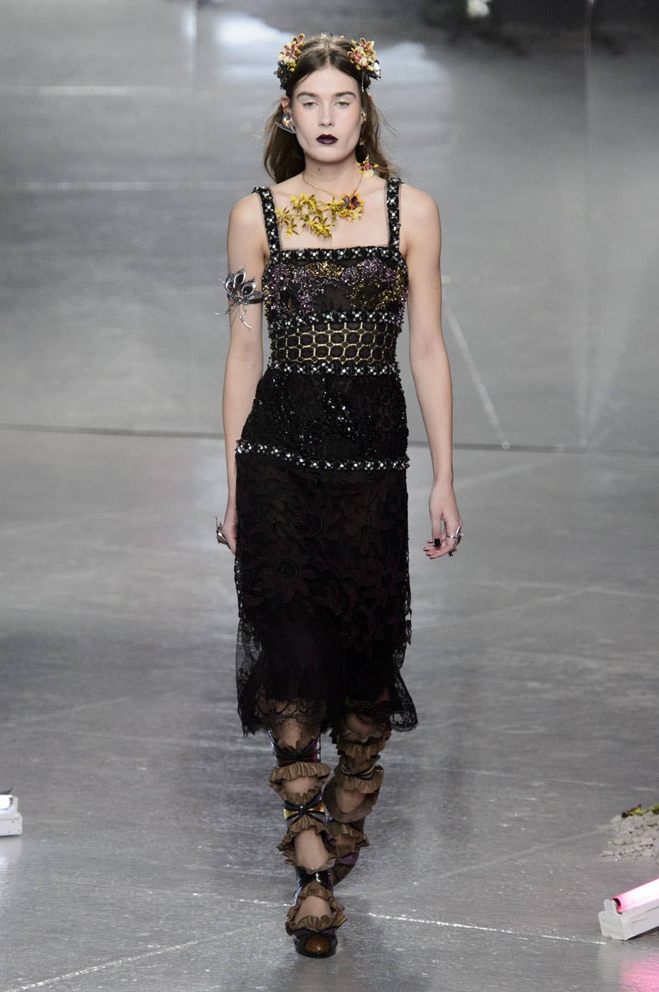 Rodarte Brings a Dark Woodland Romance to the Runway for Fall - Fashionista