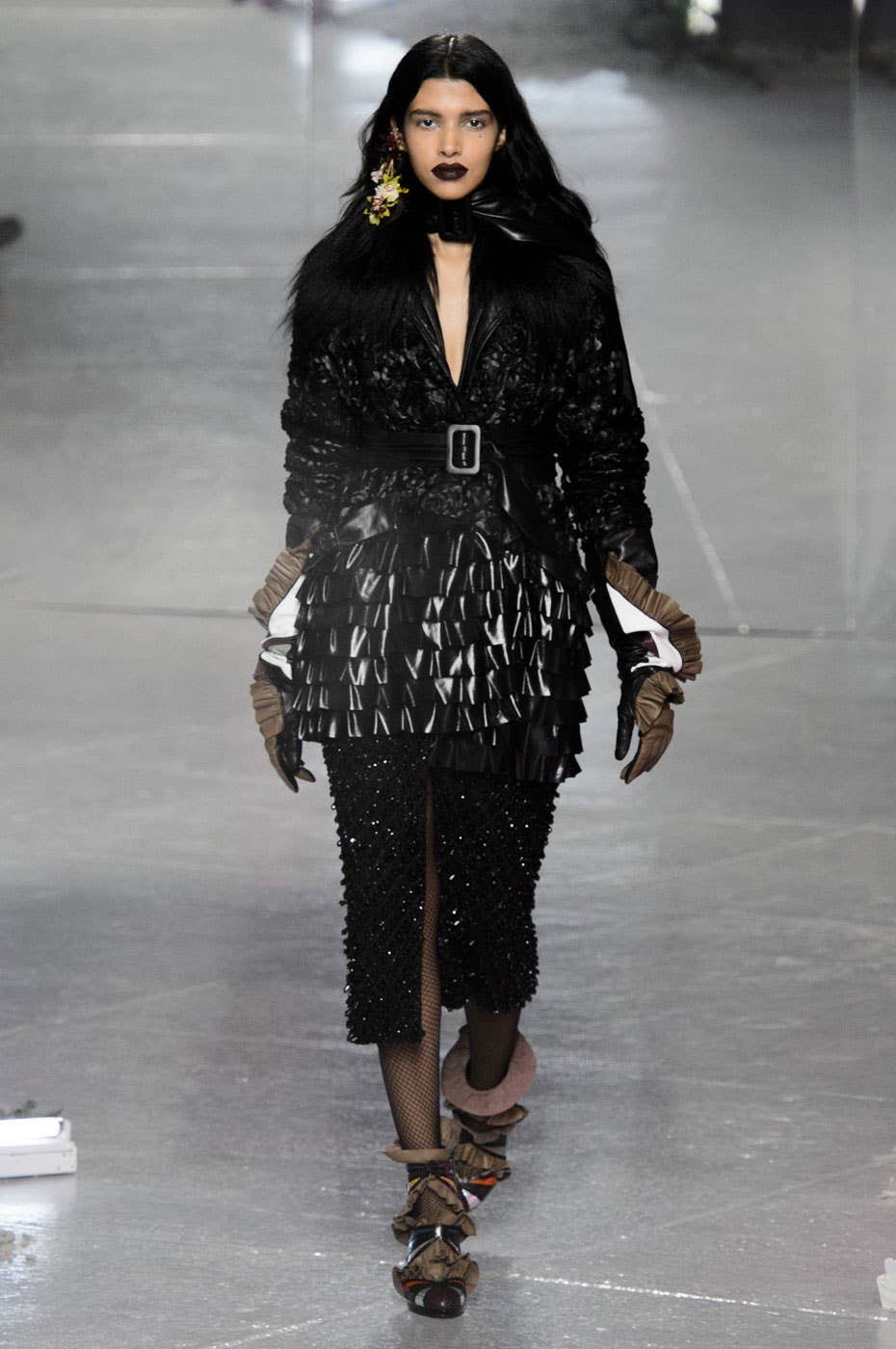 Rodarte Brings a Dark Woodland Romance to the Runway for Fall - Fashionista