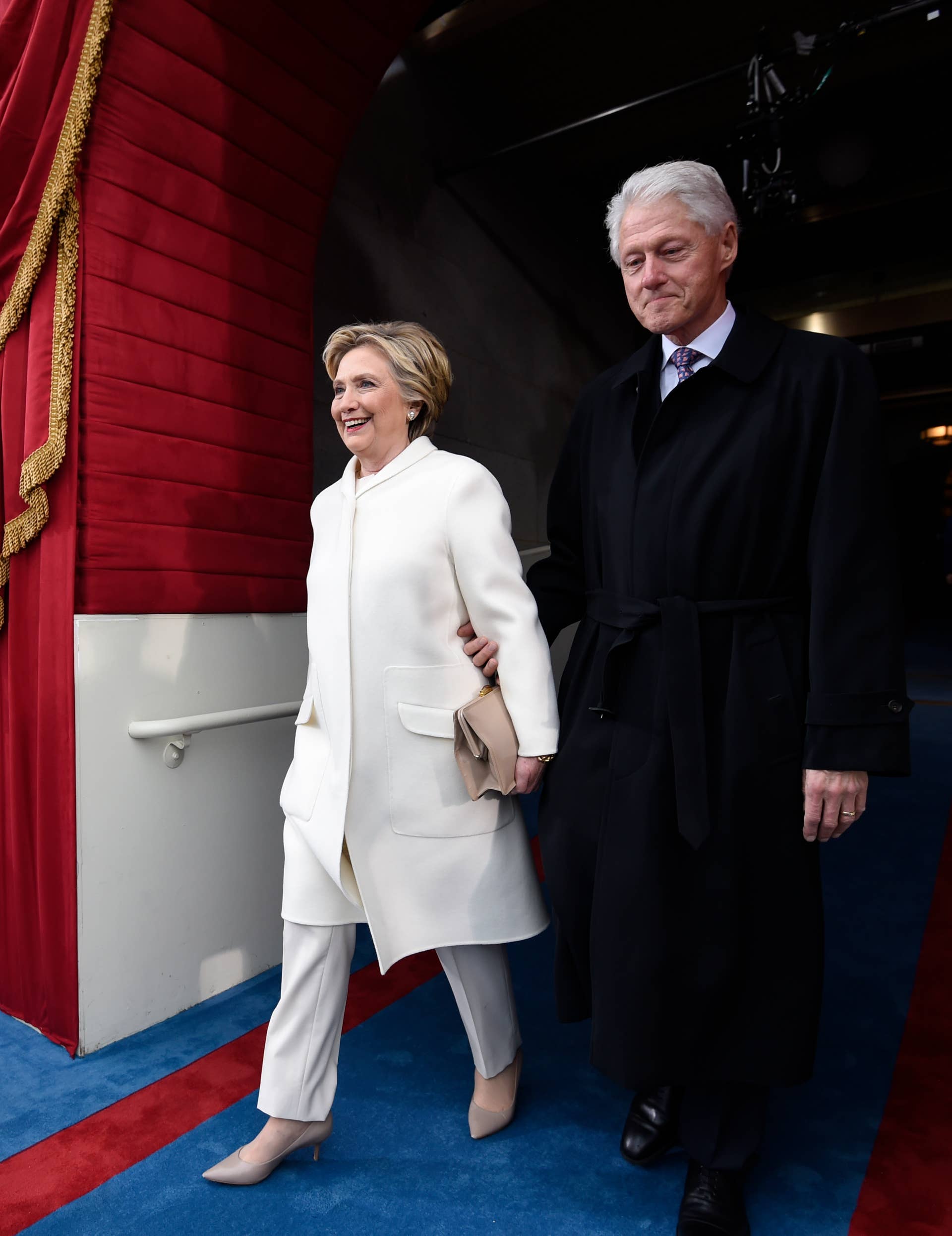 Hillary Clinton Wore White Ralph Lauren To The Inauguration - Fashionista