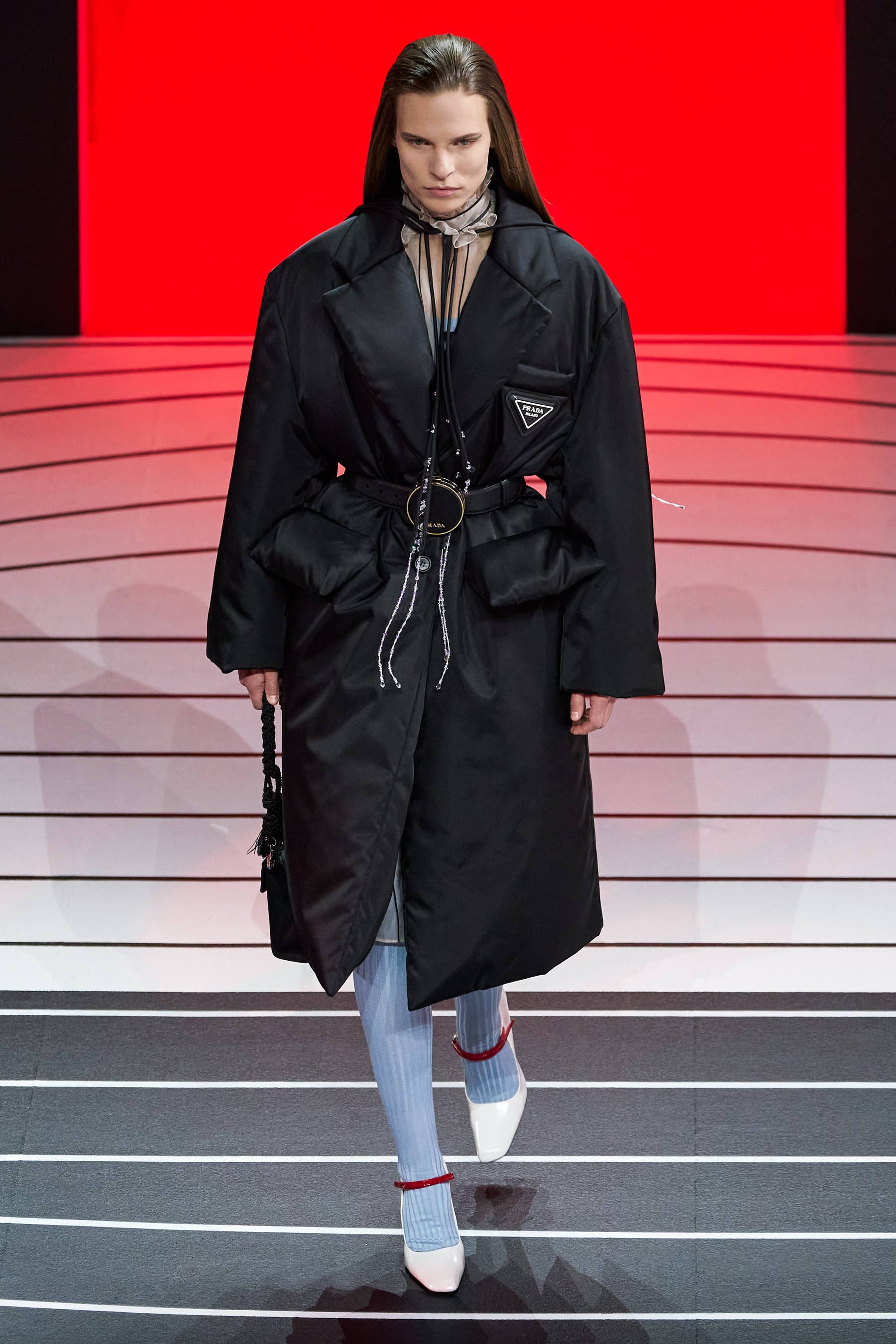 Prada's Fall 2020 Collection Featured Lots of Tailoring and Fringe ...