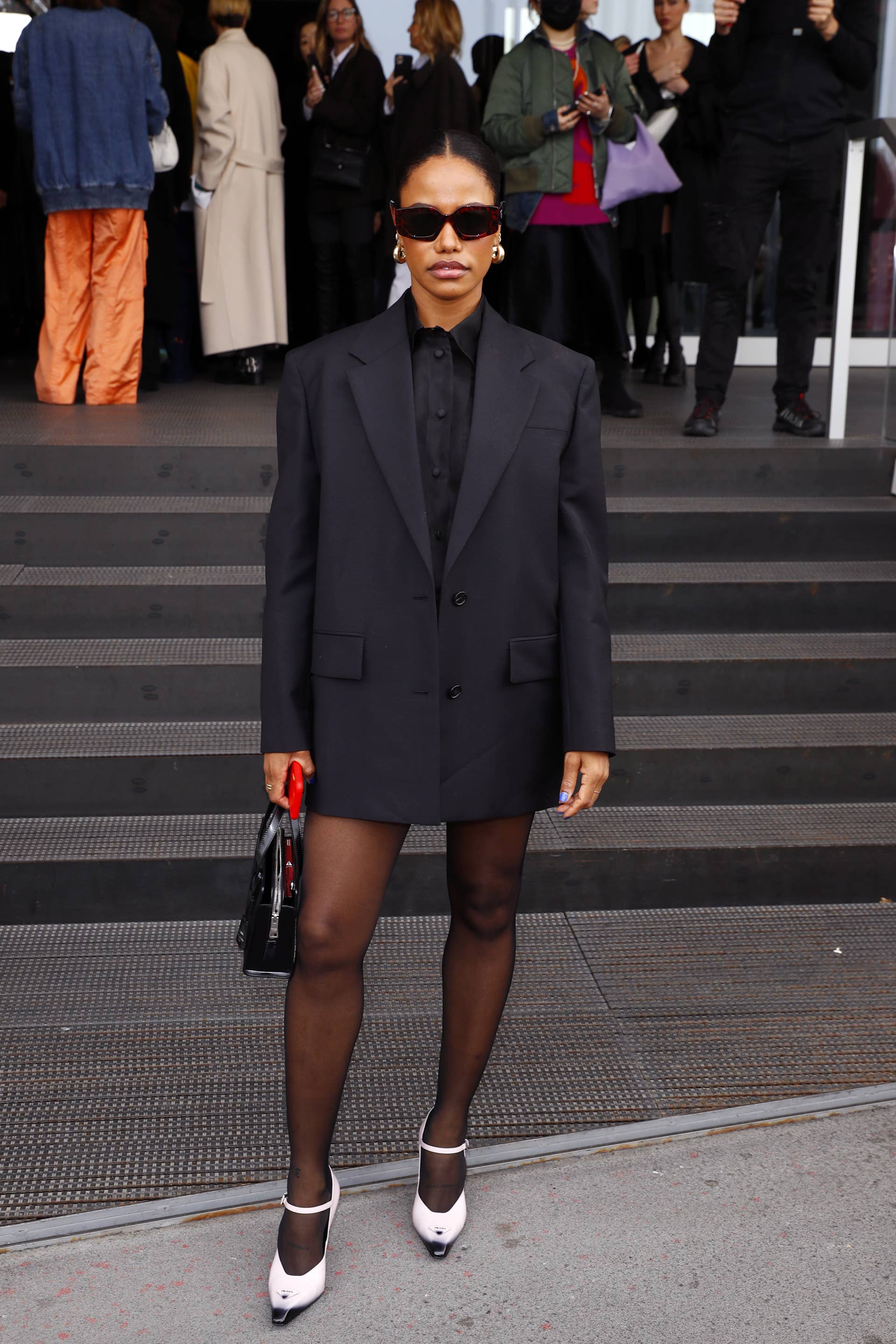 Prada's Fall 2023 Front Row Felt Like the World's Chicest Spy ...
