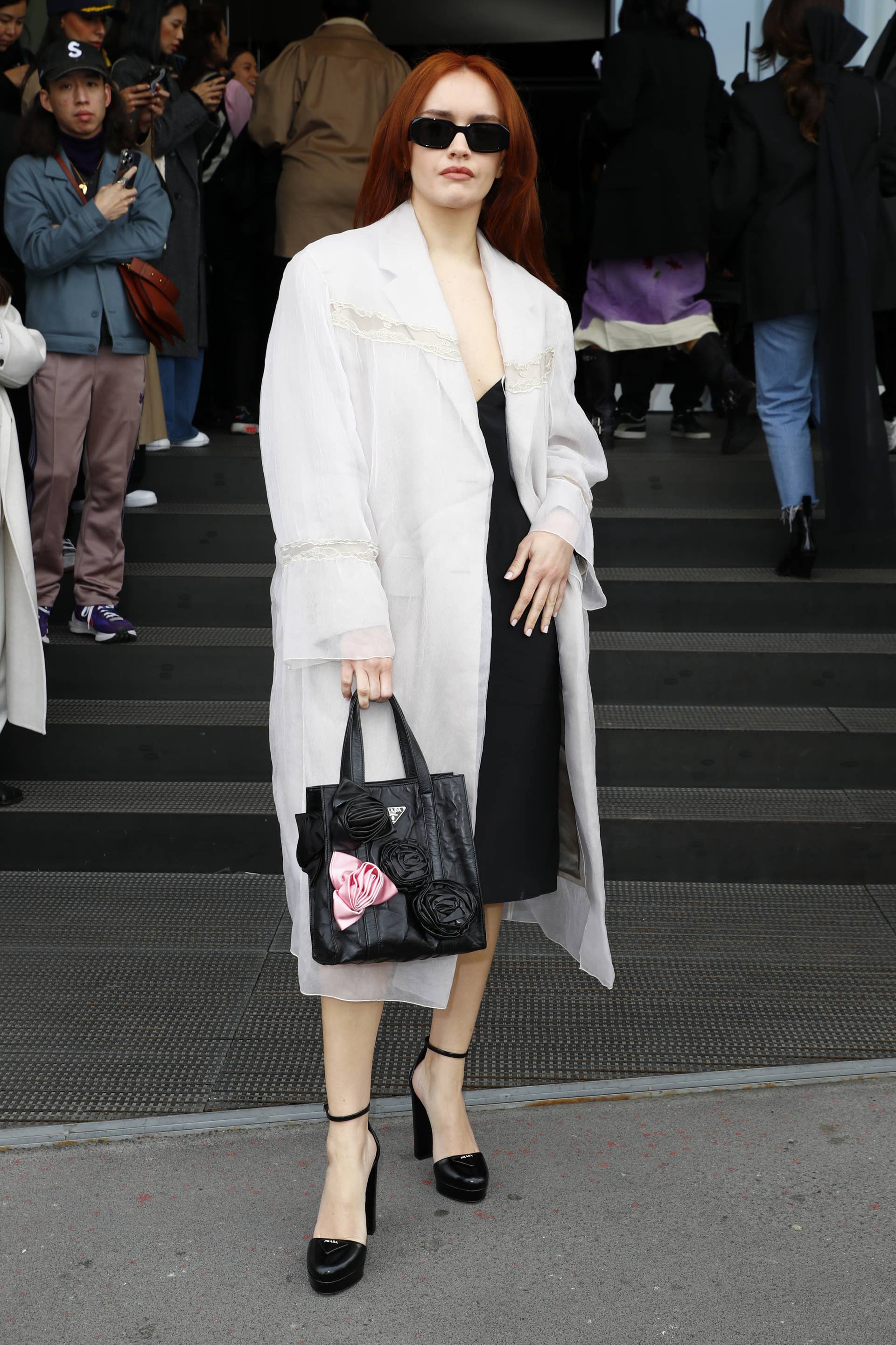 Prada's Fall 2023 Front Row Felt Like the World's Chicest Spy ...