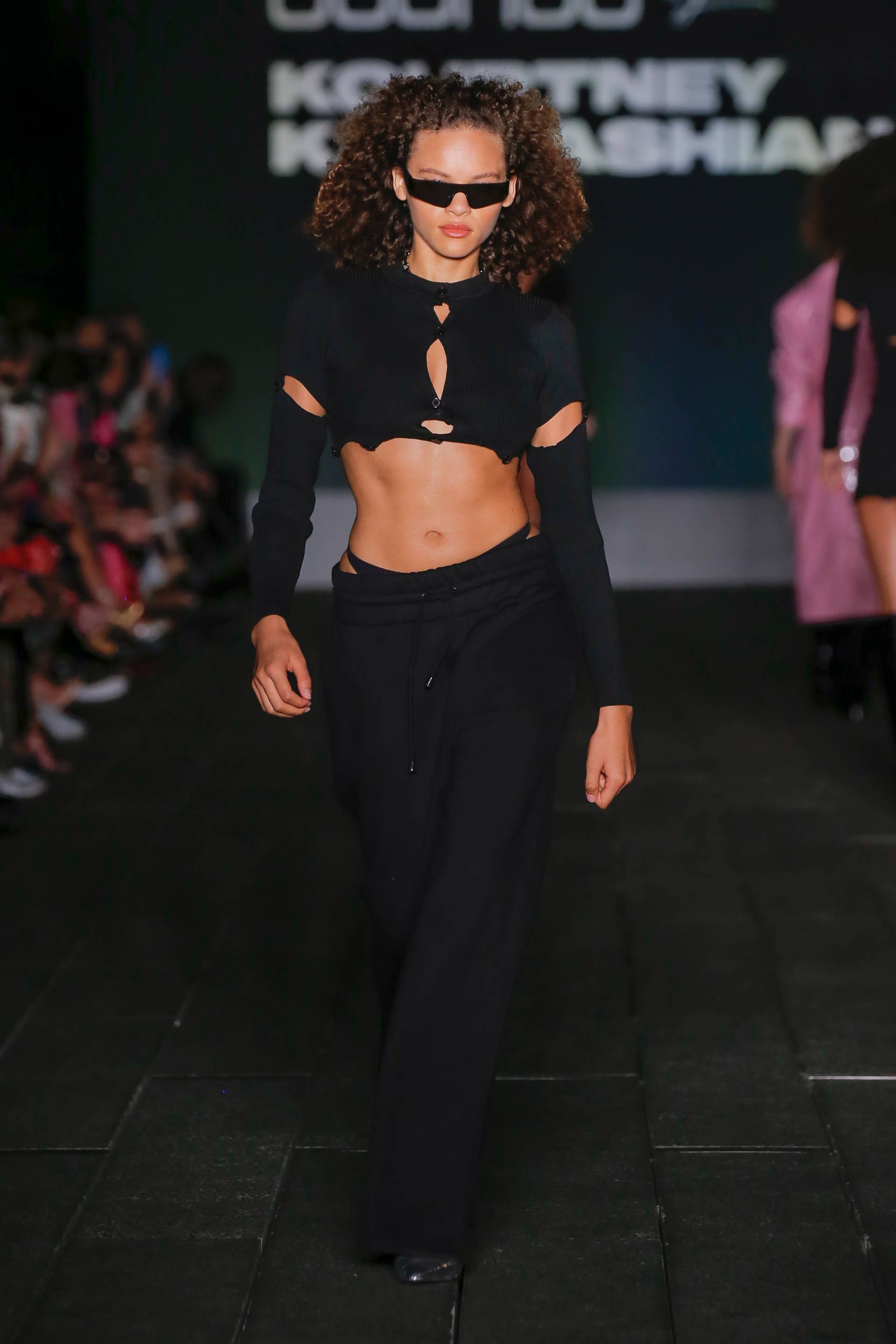 Kourtney Kardashian x Boohoo Was a Glitzy, Trendy Runway Wrapped in ...