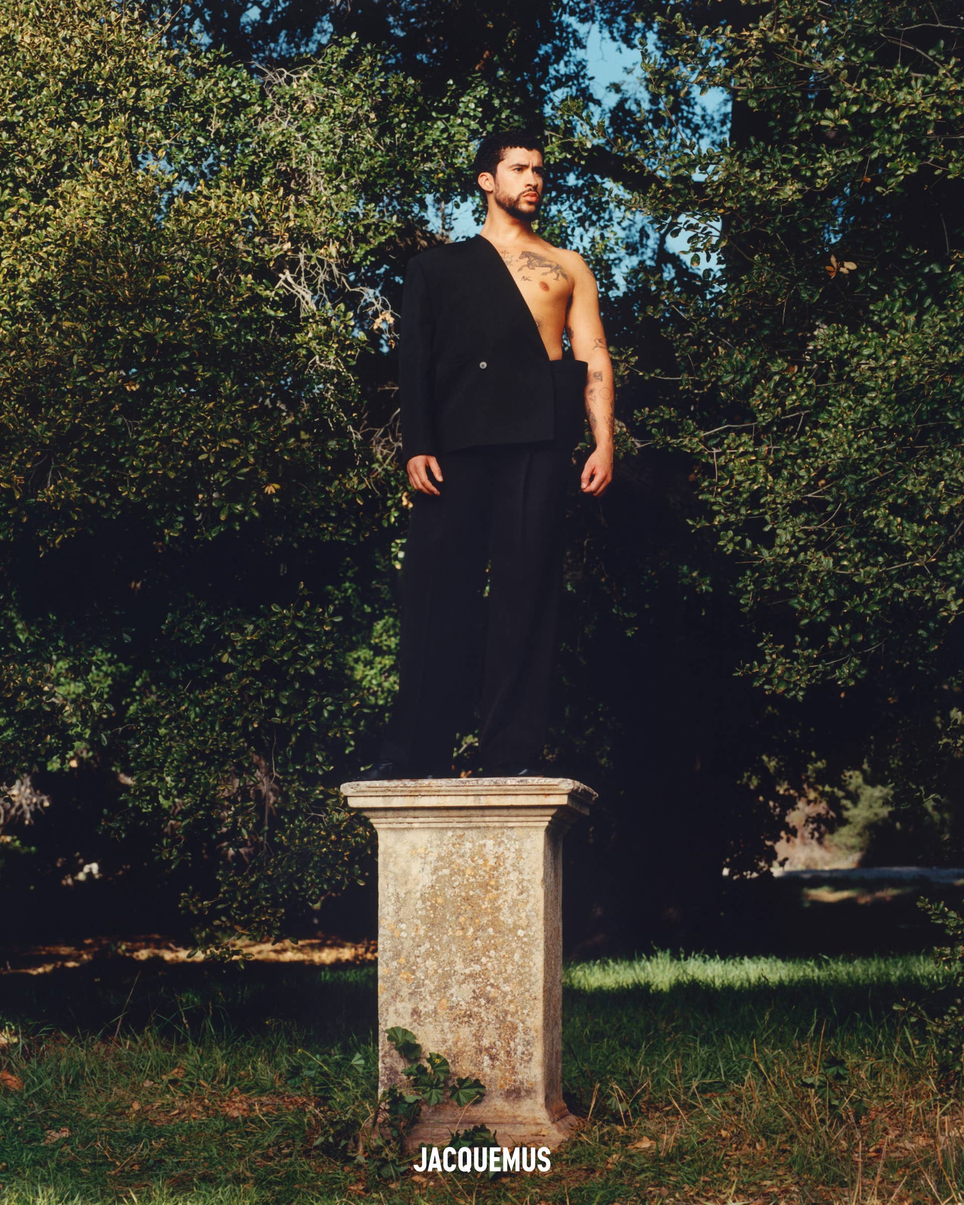 Bad Bunny Is a Work of Art in New Jacquemus 'Les Sculptures' Campaign ...