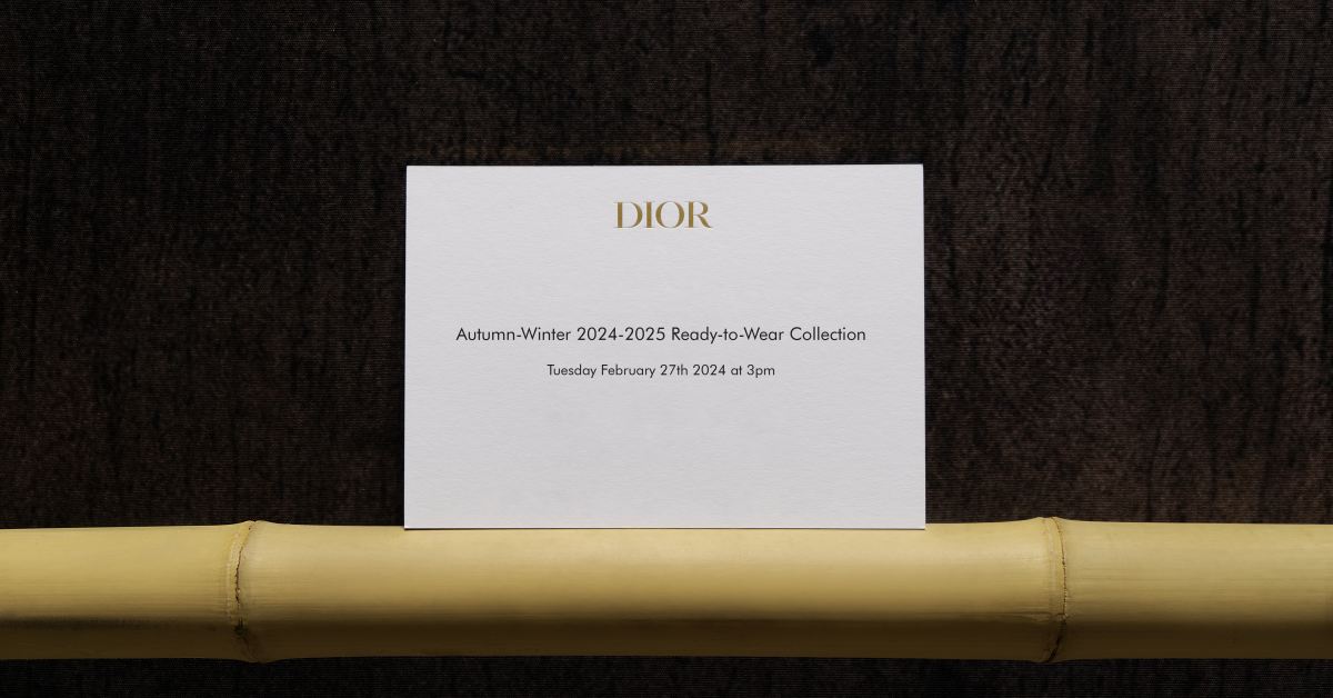 Watch the Dior Runway Show Live - Fashionista