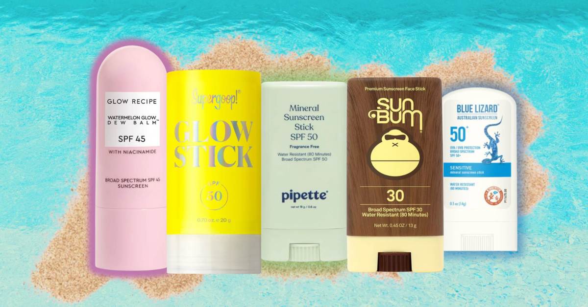 16 Expert-Recommended Sunscreen Sticks to Bring on Your Next Getaway ...