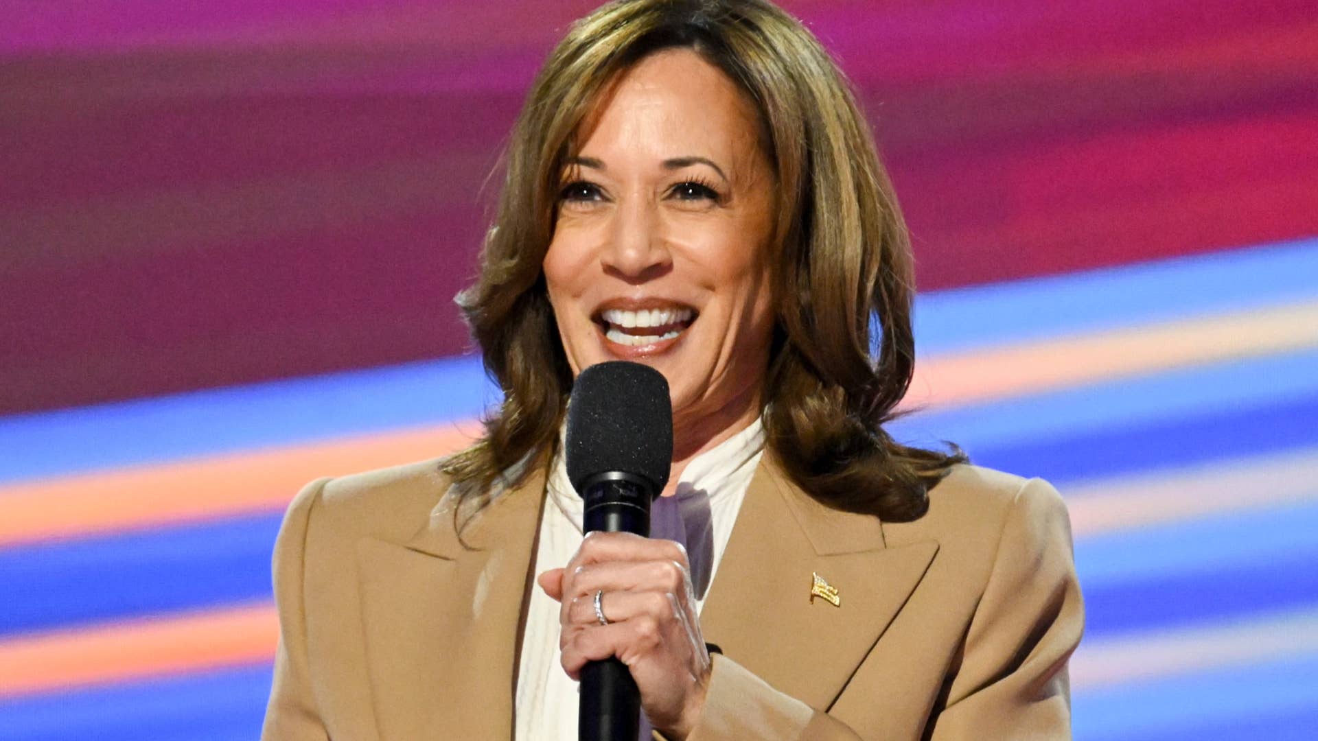 VP Kamala Harris Makes Her Presidential Candidate Debut Wearing New ...