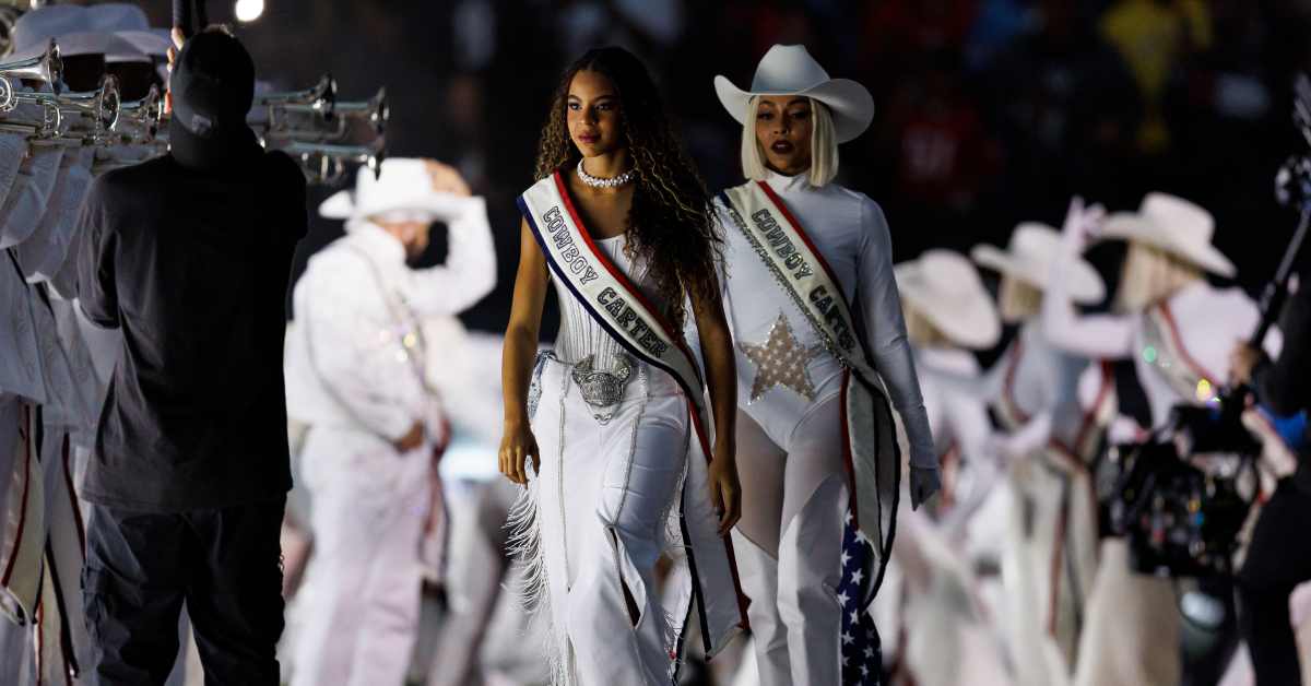 Blue Ivy Carter Wore Ukrainian Designer Frolov for Beyoncé's Christmas Halftime Show - Fashionista