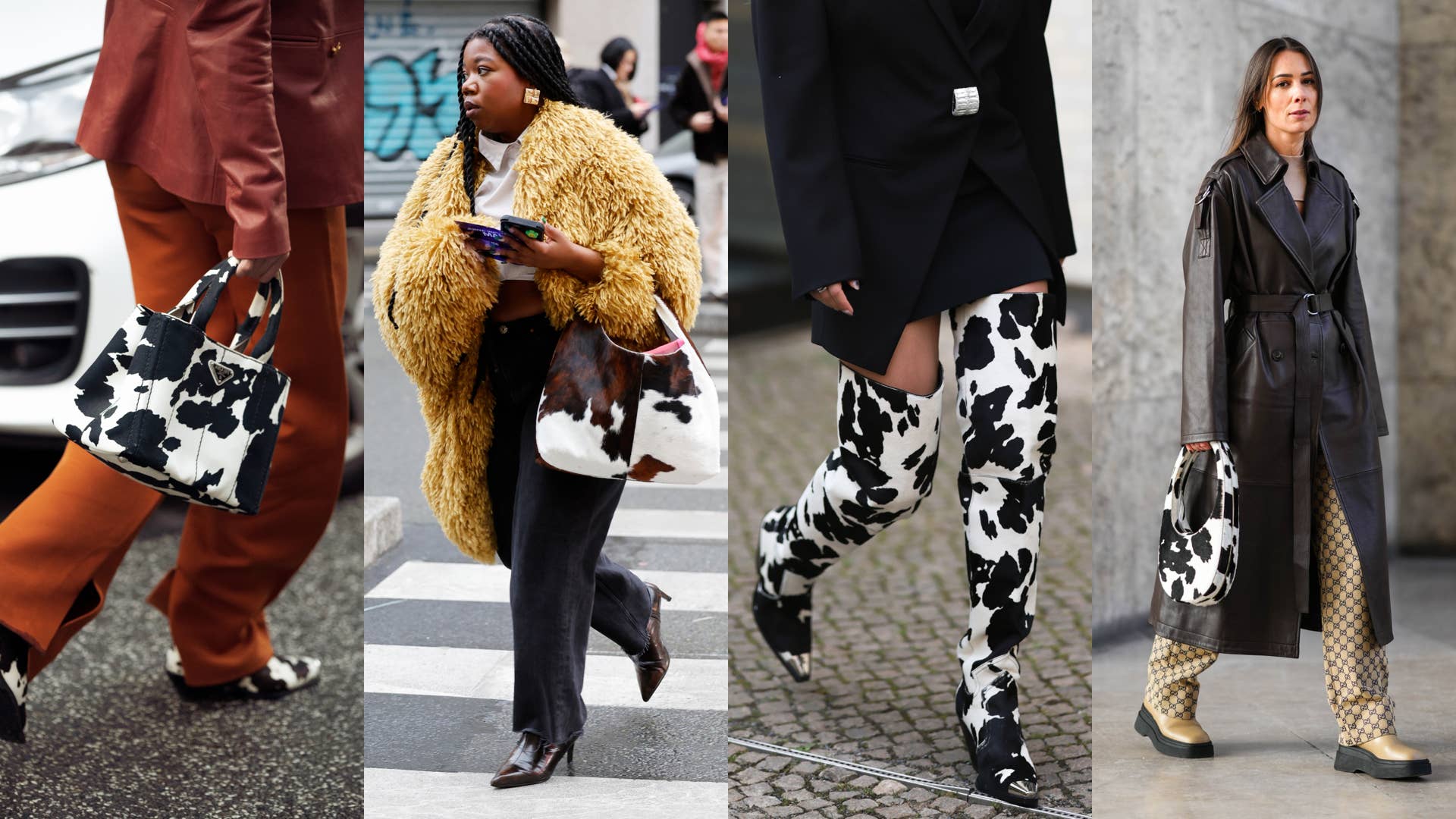 Moo-ve Over Minimalism — Cow-Print Accessories Are Taking Over ...