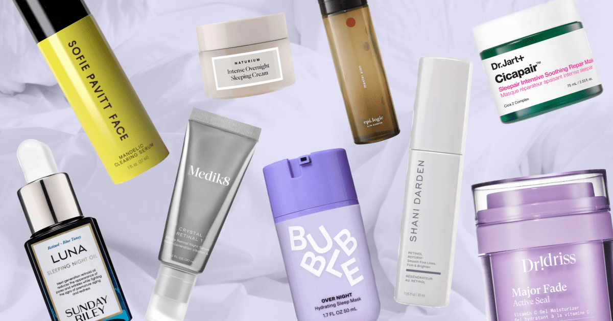 The 12 Best Overnight Skin-Care Products For Any Bedtime Routine ...
