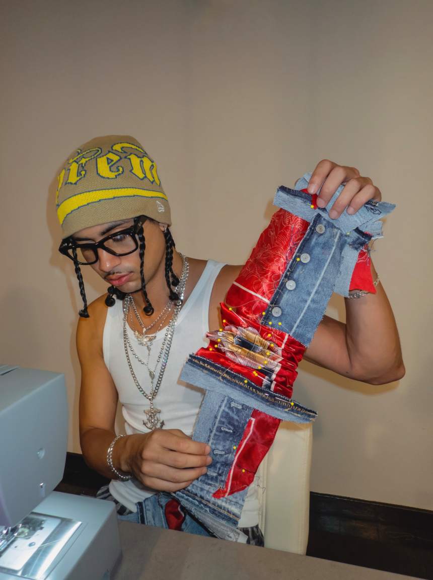 Nigel Xavier Is Upcycling Denim Into Wearable Art - Fashionista