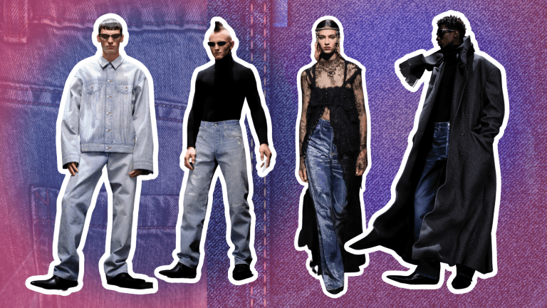 Non-Denim Denim Is Trending at Couture - Fashionista