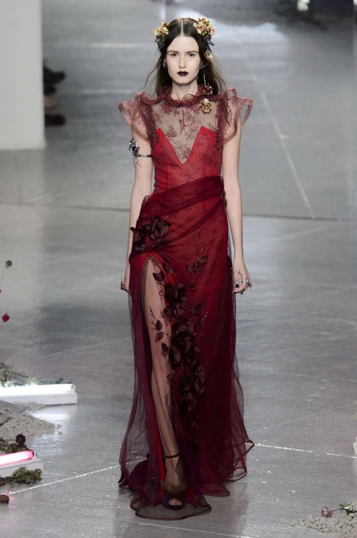 Rodarte Brings a Dark Woodland Romance to the Runway for Fall - Fashionista