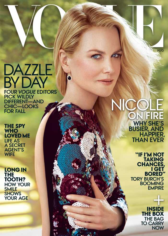 Commenters Have a Lot to Say About Nicole Kidman's August 'Vogue' Cover ...