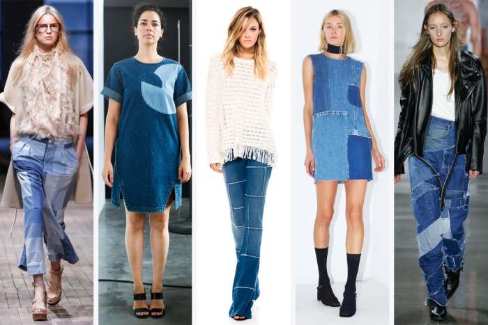 Patchwork Denim is a Recurring Trend on the New York Runways - Fashionista