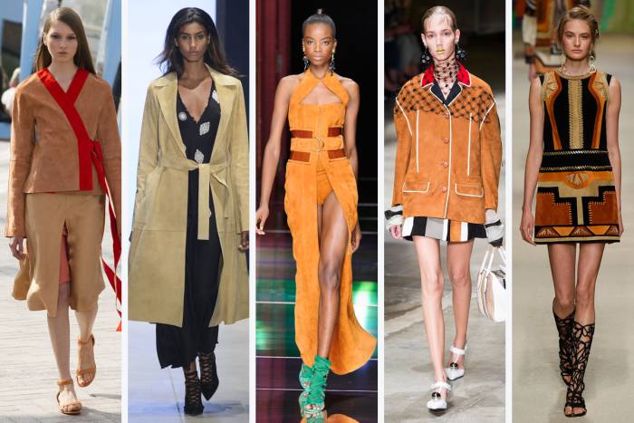 Suede Makes a Return on the Paris Runways - Fashionista