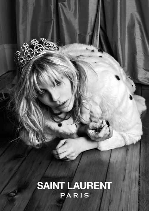 Meet the Saint Laurent 'Grunge Tiara' that Debuted on the Spring Runway ...
