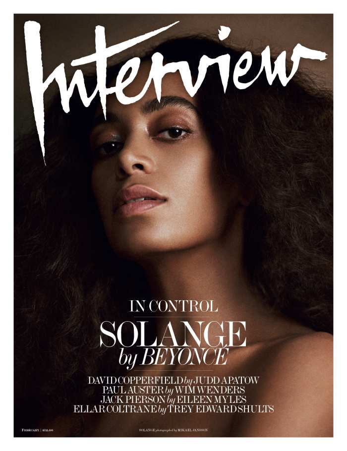 Solange Opens Up to Sister Beyoncé For 'Interview' Magazine - Fashionista