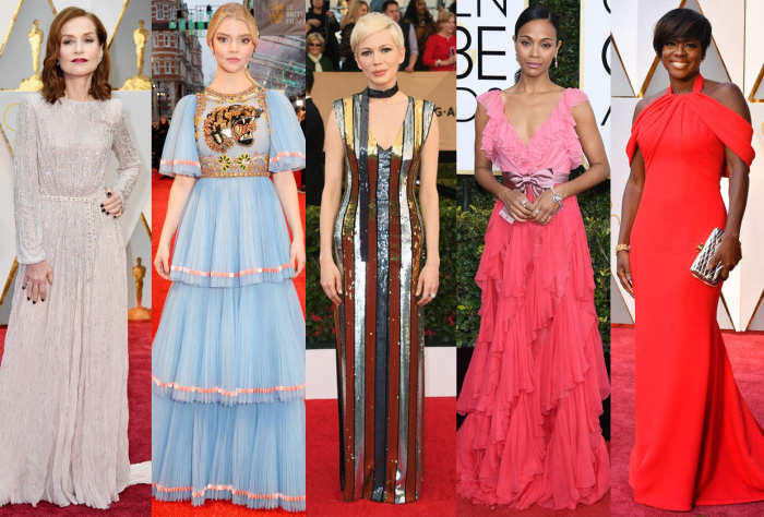 Red Carpet Scorecard 2017: Which Designers Dressed the Most Actresses ...