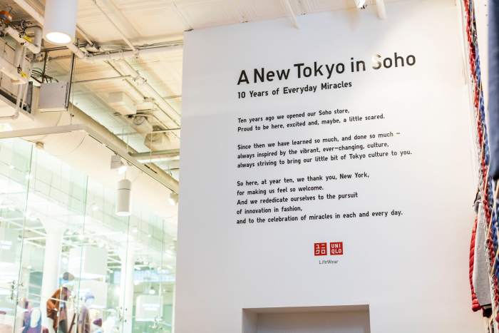 Uniqlo Aims for Authenticity and U.S. Awareness With Remodeled Flagship ...