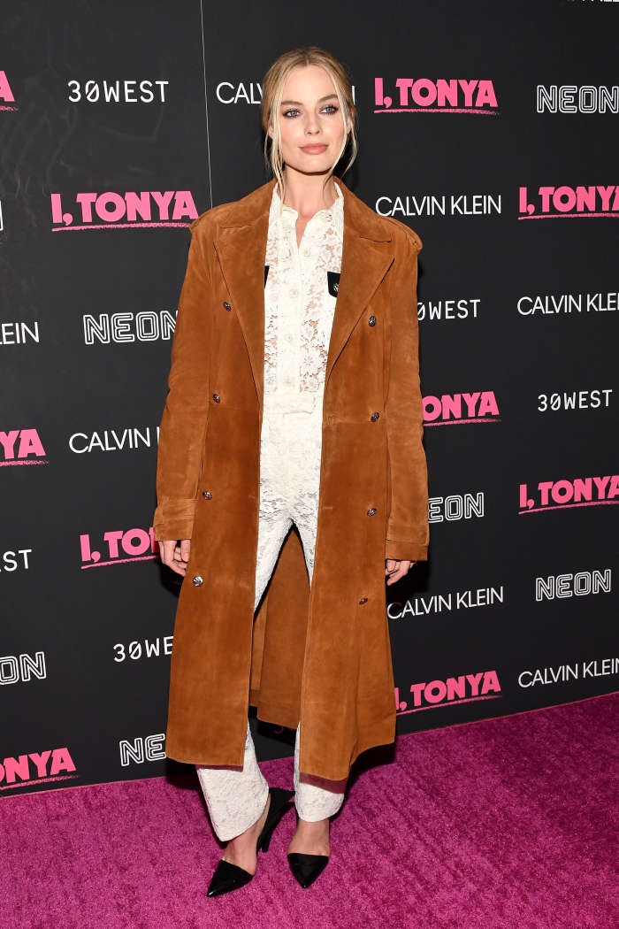 Margot Robbie Donned Head-to-Toe Calvin Klein to Promote Her New Film ...