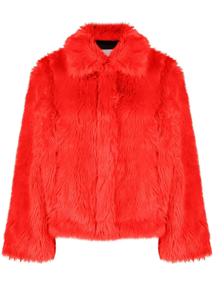 Designers Want Us Wearing Red, Furry Coats Next Season - Fashionista
