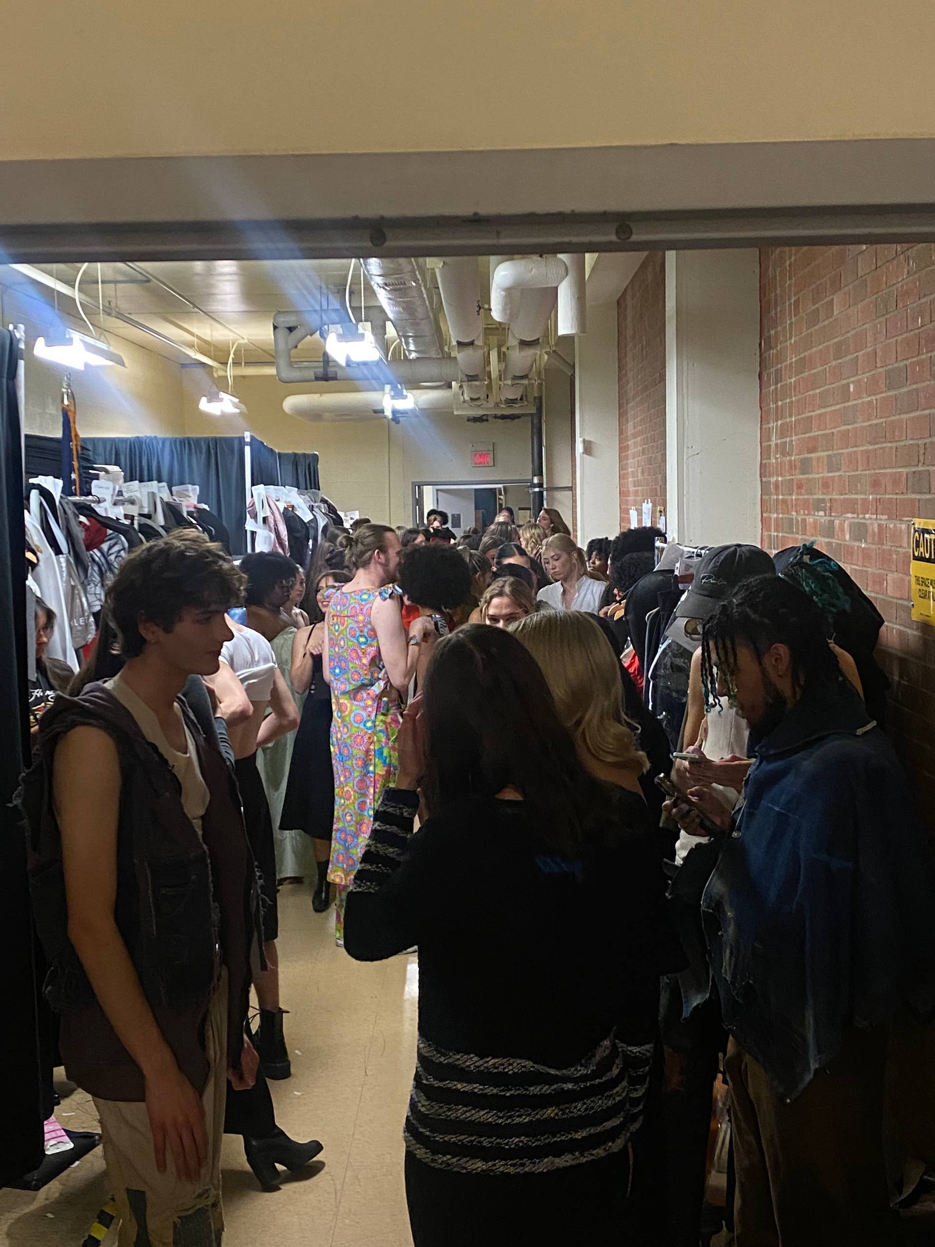 What It's Like Working Backstage at a Fashion School Runway Show ...
