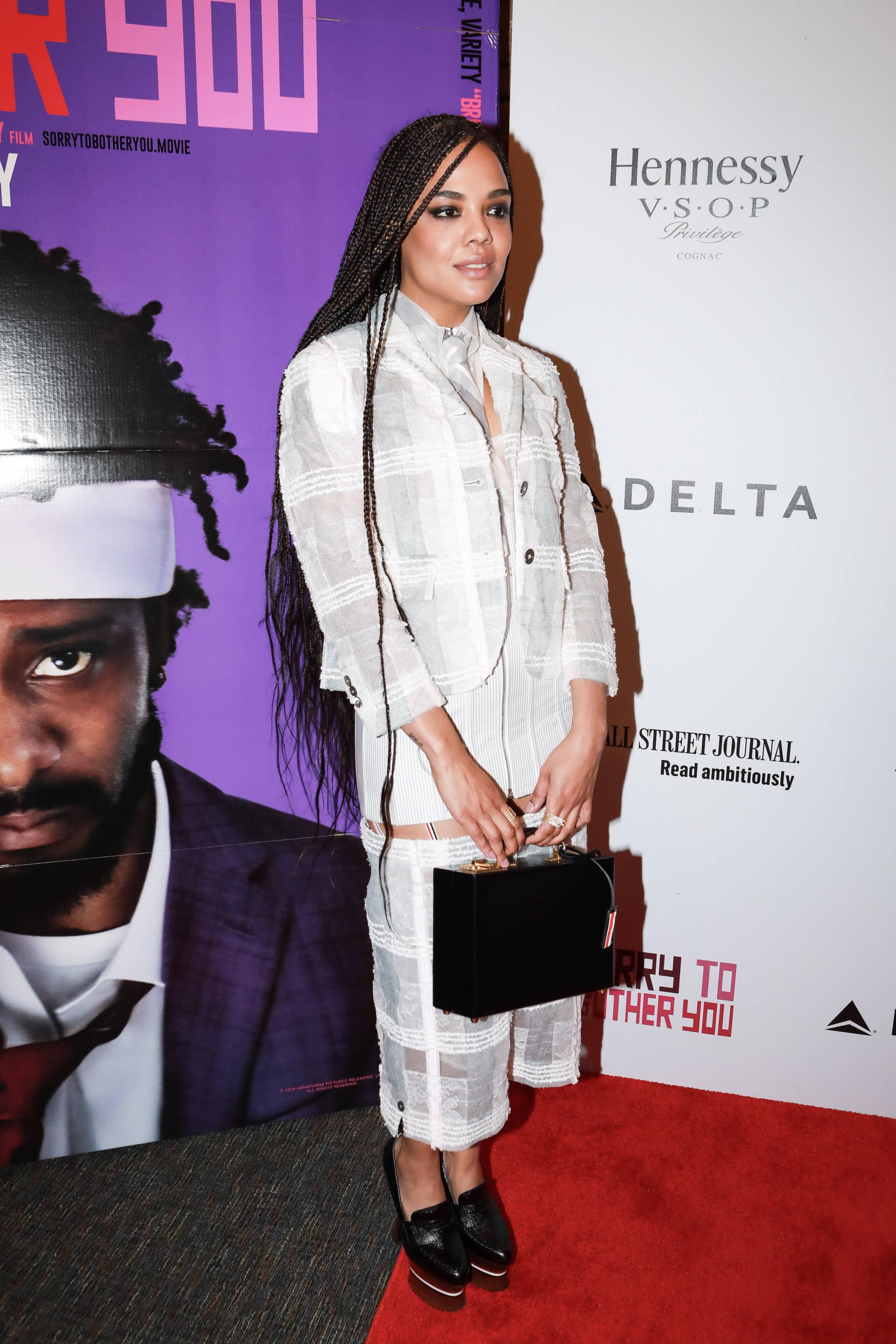 Great Outfits in Fashion History: Tessa Thompson's Thom Browne Spring ...