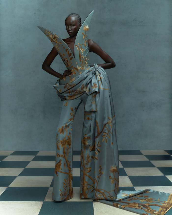 Harris Reed Takes a 'Paper Doll' Approach to Demi-Couture - Fashionista