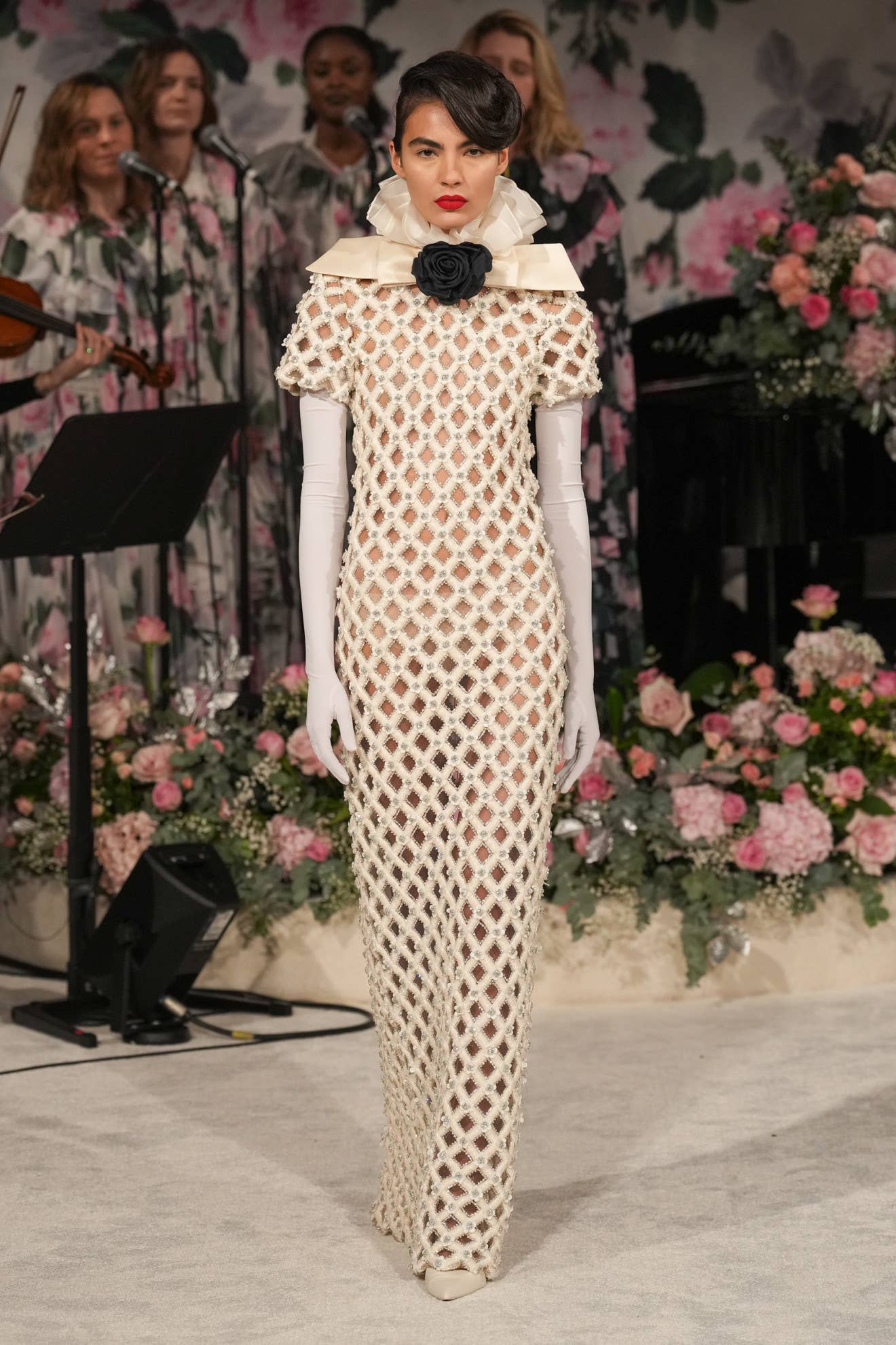 Richard Quinn Fall 2024 Is a Bridal-Inspired Continuation of Spring ...