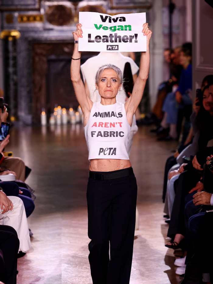 Victoria Beckham Is the Latest Victim of PETA Runway Protesters ...