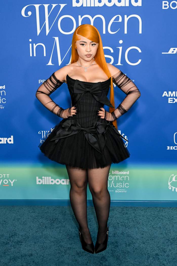 Ice Spice Goes Goth Glam in Custom Wiederhoeft at Billboard's 2024 ...