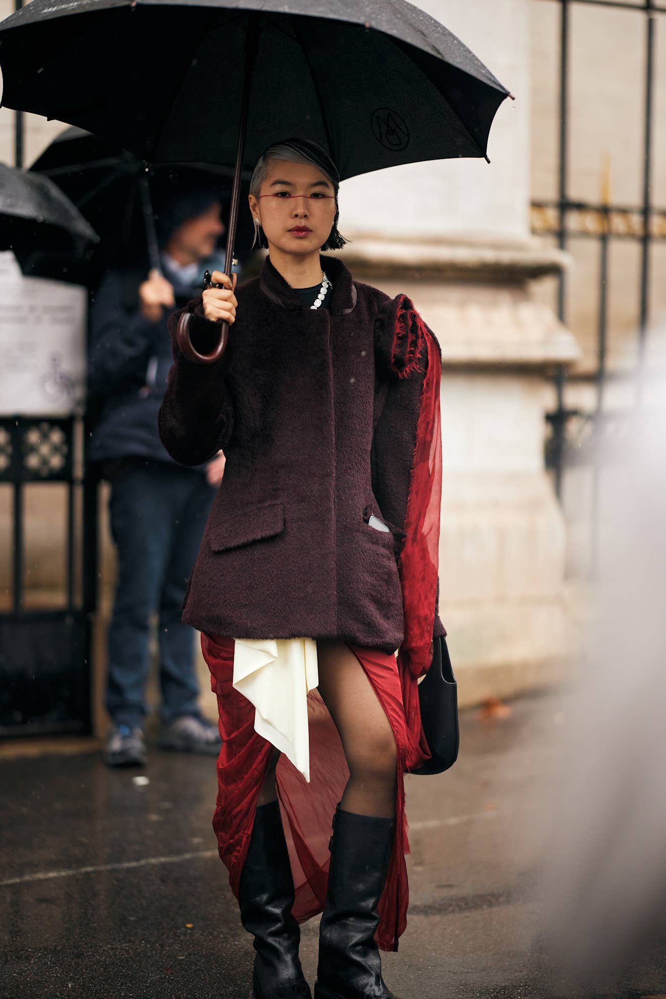 Paris Fashion Week Street Style Was All About Punchy Pops of Red ...