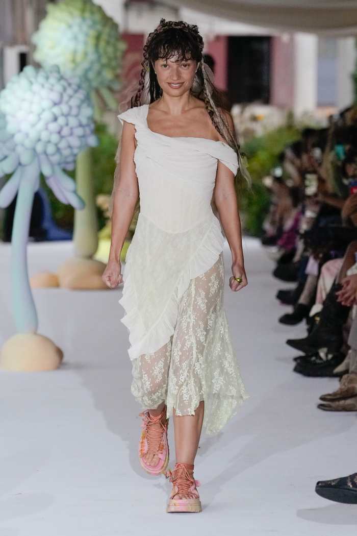 At the Spring 2024 Show, Collina Strada Models Wore Tattered Tops and ...