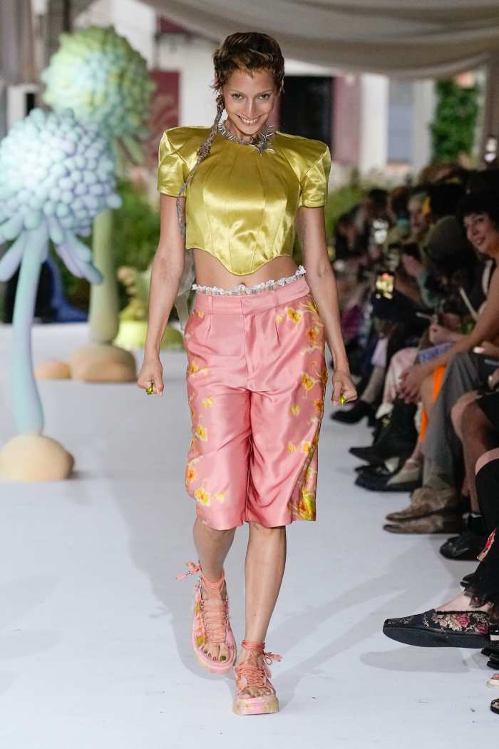 At the Spring 2024 Show, Collina Strada Models Wore Tattered Tops and ...