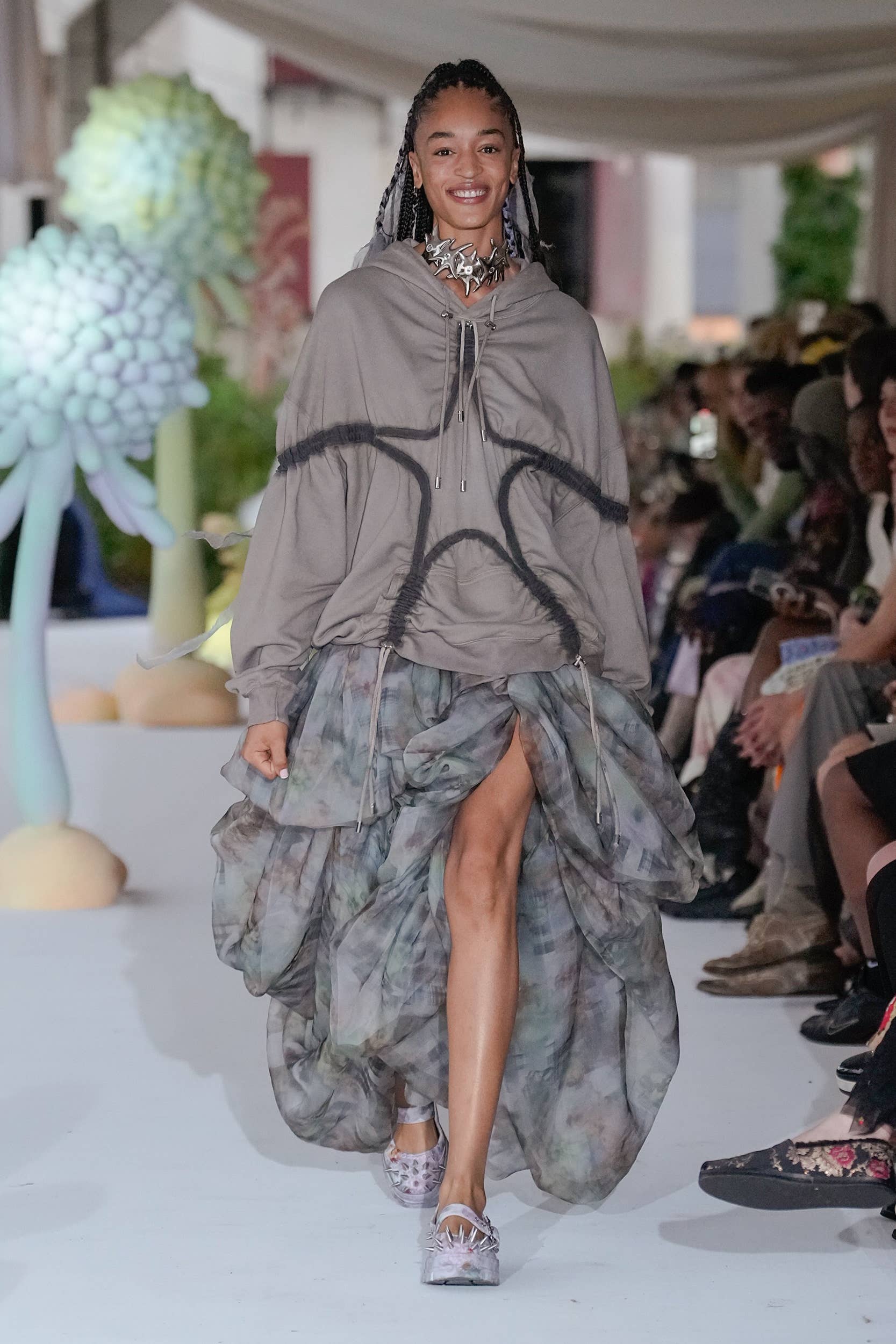 At the Spring 2024 Show, Collina Strada Models Wore Tattered Tops and ...