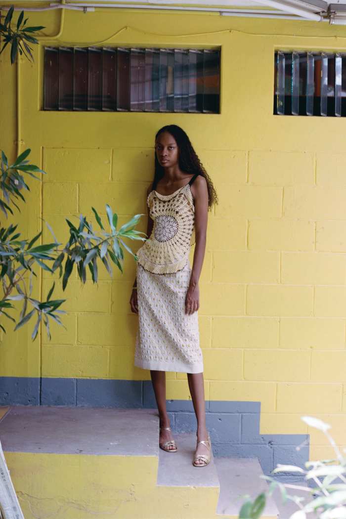 Diotima's NYFW Debut Combines Dancehall-Ready Pieces With Themes of Death - Fashionista