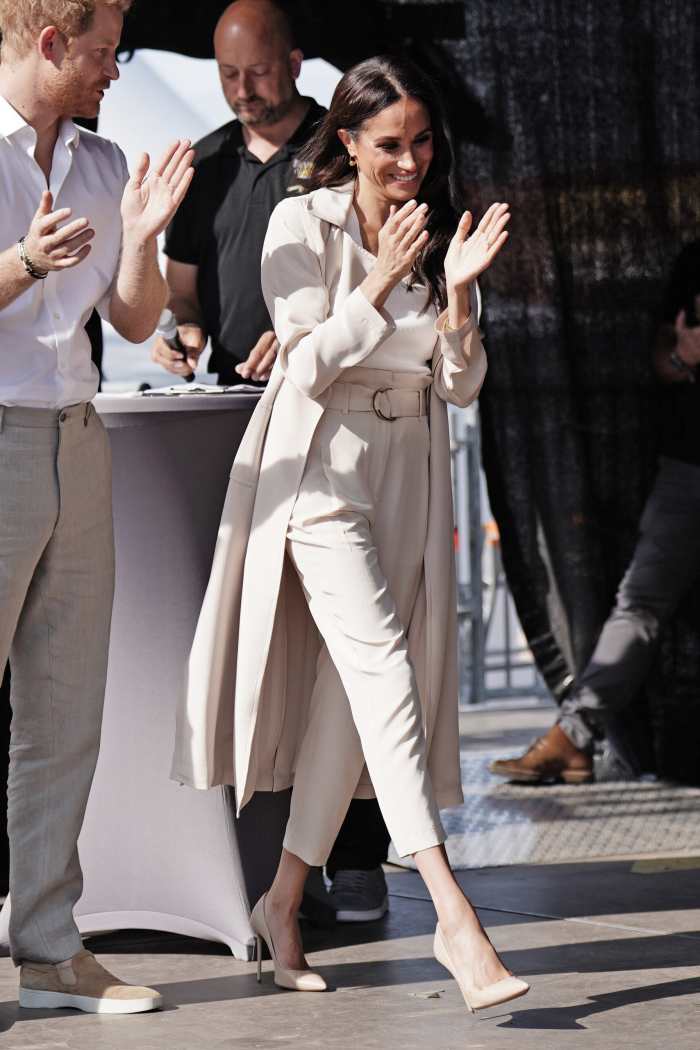 Meghan Markle Wore a Thing: Cuyana Silk Trench Edition - Fashionista