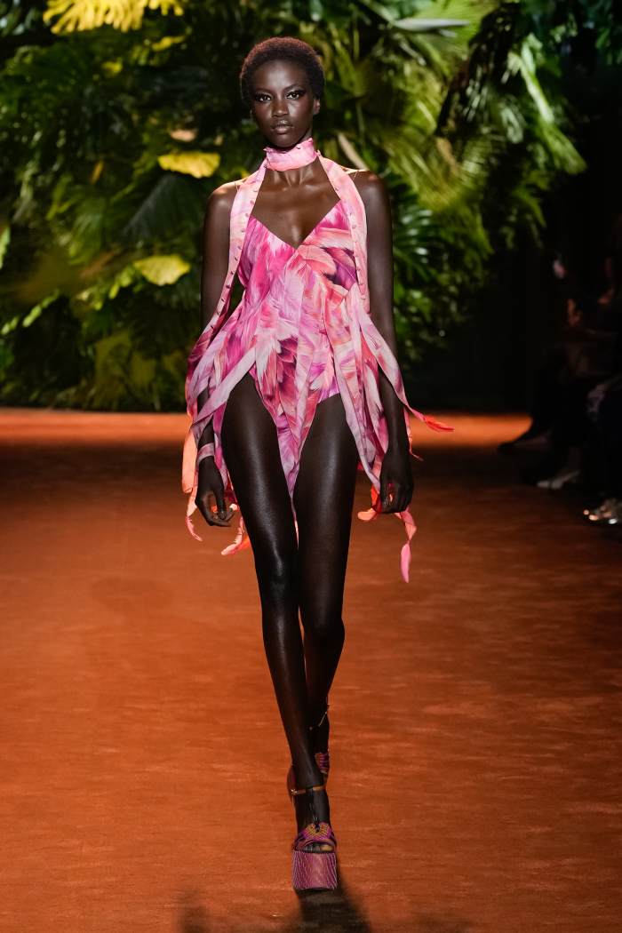 Roberto Cavalli's Spring 2024 Collection Evokes a '70s Disco Jungle ...
