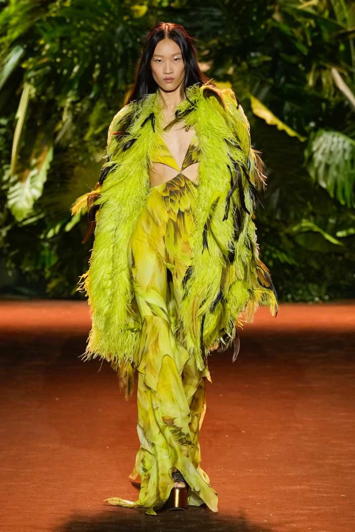 Roberto Cavalli's Spring 2024 Collection Evokes a '70s Disco Jungle ...