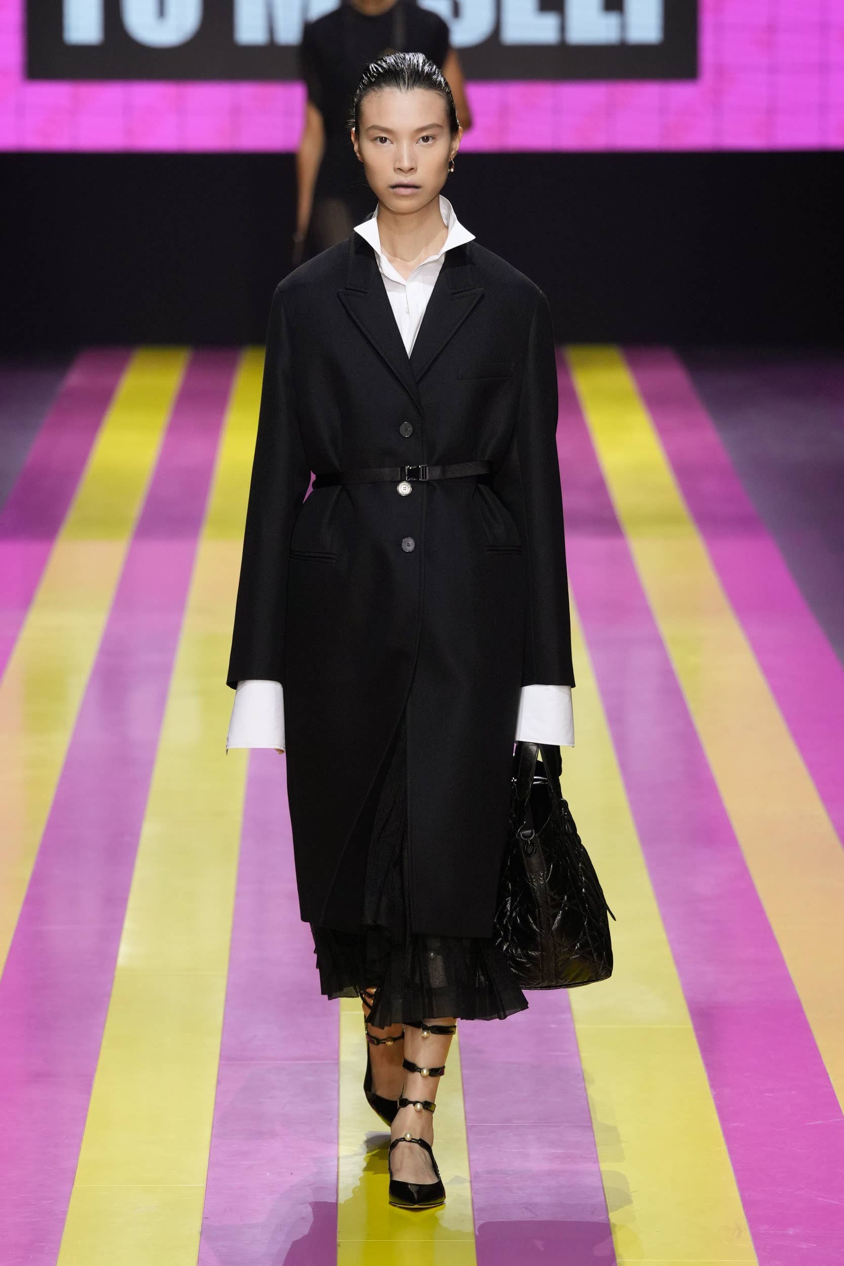 At Dior Spring 2024, a Flashy Art Installation Frames Maria Grazia ...