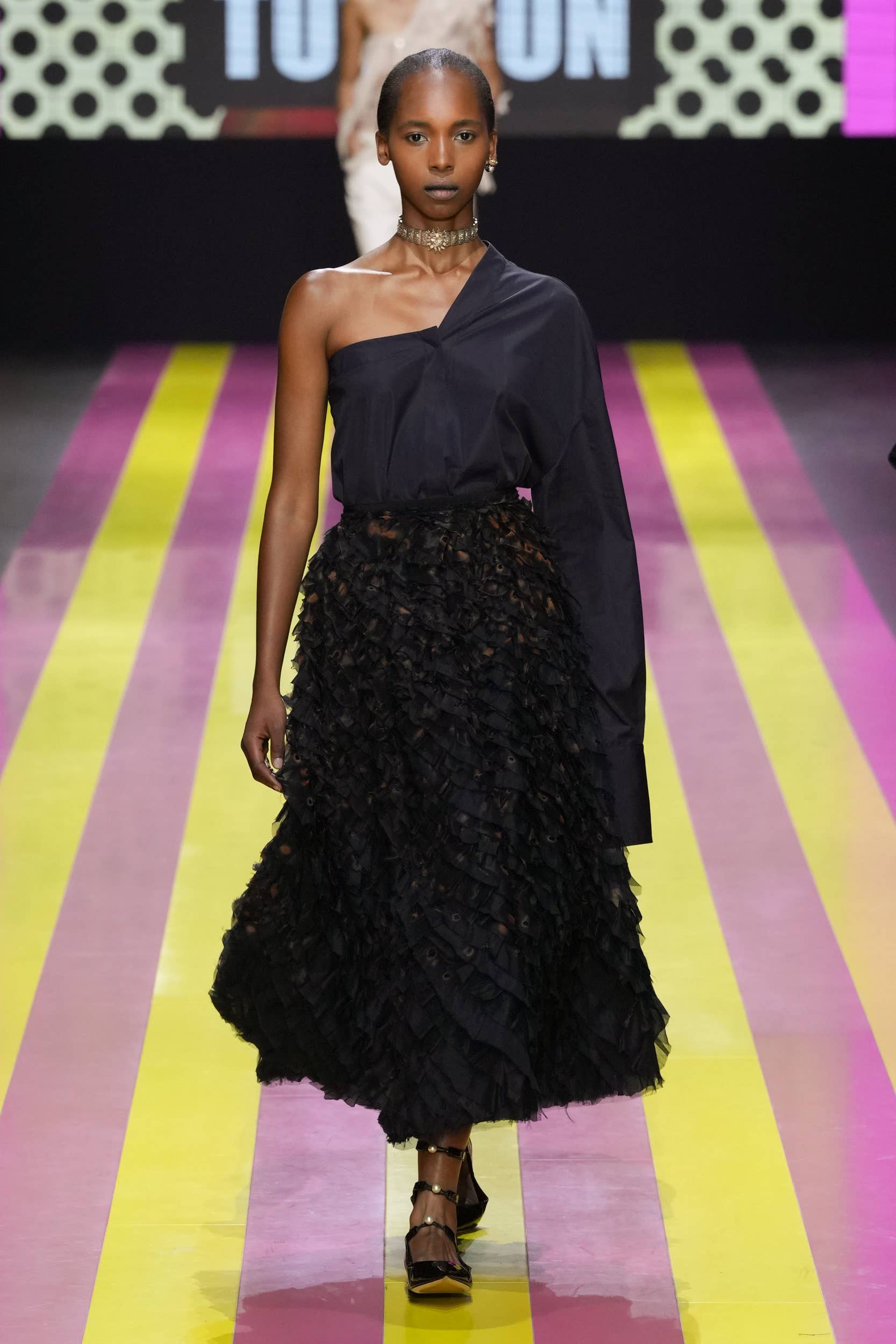 At Dior Spring 2024, a Flashy Art Installation Frames Maria Grazia ...