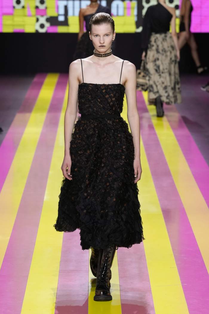 At Dior Spring 2024, a Flashy Art Installation Frames Maria Grazia ...