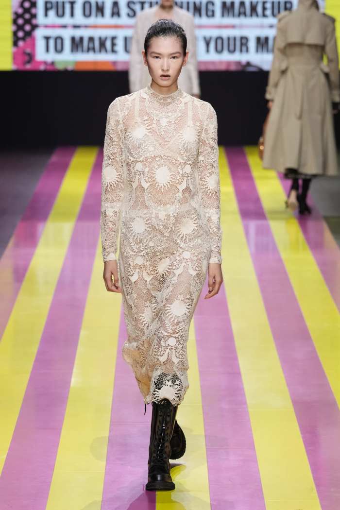 At Dior Spring 2024, a Flashy Art Installation Frames Maria Grazia ...