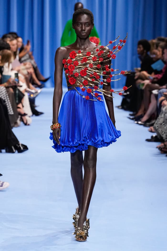 Balmain Spring 2024 Was All Roses (Despite That One Thorn) - Fashionista