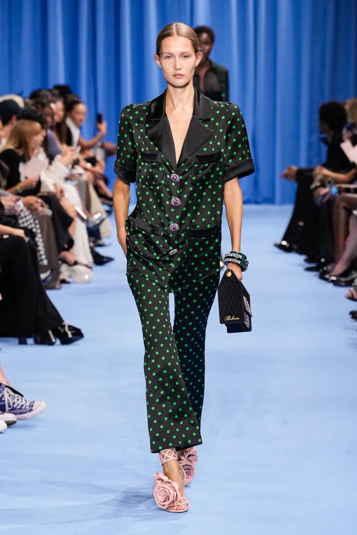 Balmain Spring 2024 Was All Roses (Despite That One Thorn) - Fashionista
