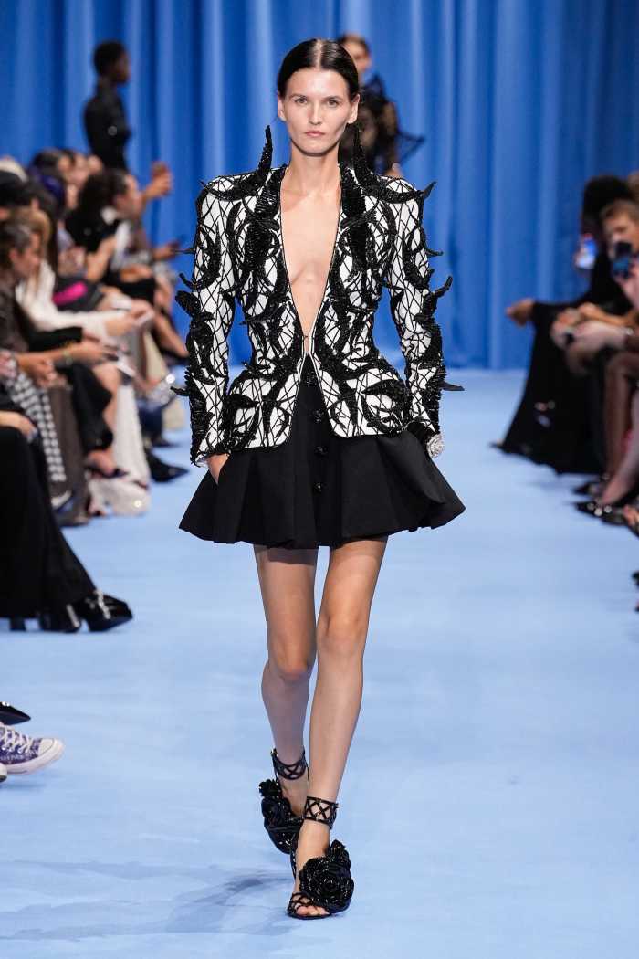 Balmain Spring 2024 Was All Roses (Despite That One Thorn) - Fashionista