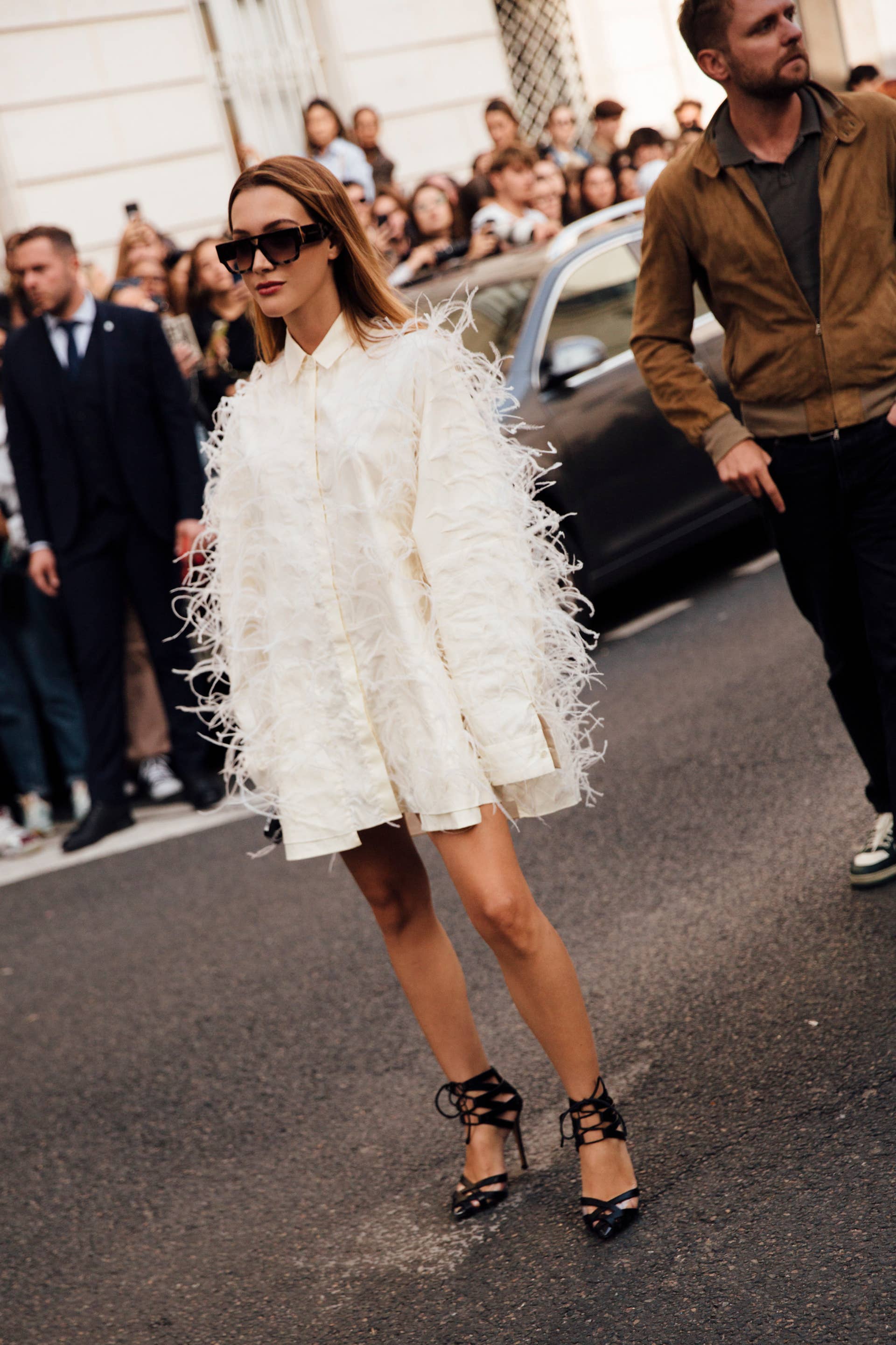 For Day 4 of Paris Fashion Week, the Street Style Crowd Wore Maximalist ...