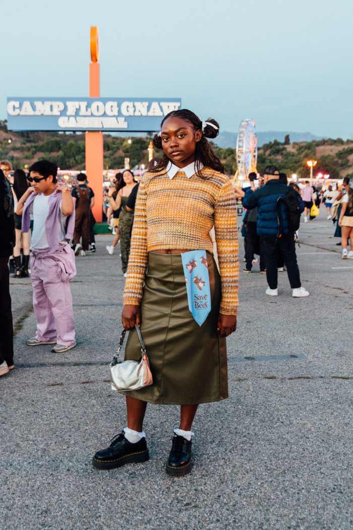 Fun Knits and Maxi Skirts Ruled Street Style at Tyler the Creator's ...
